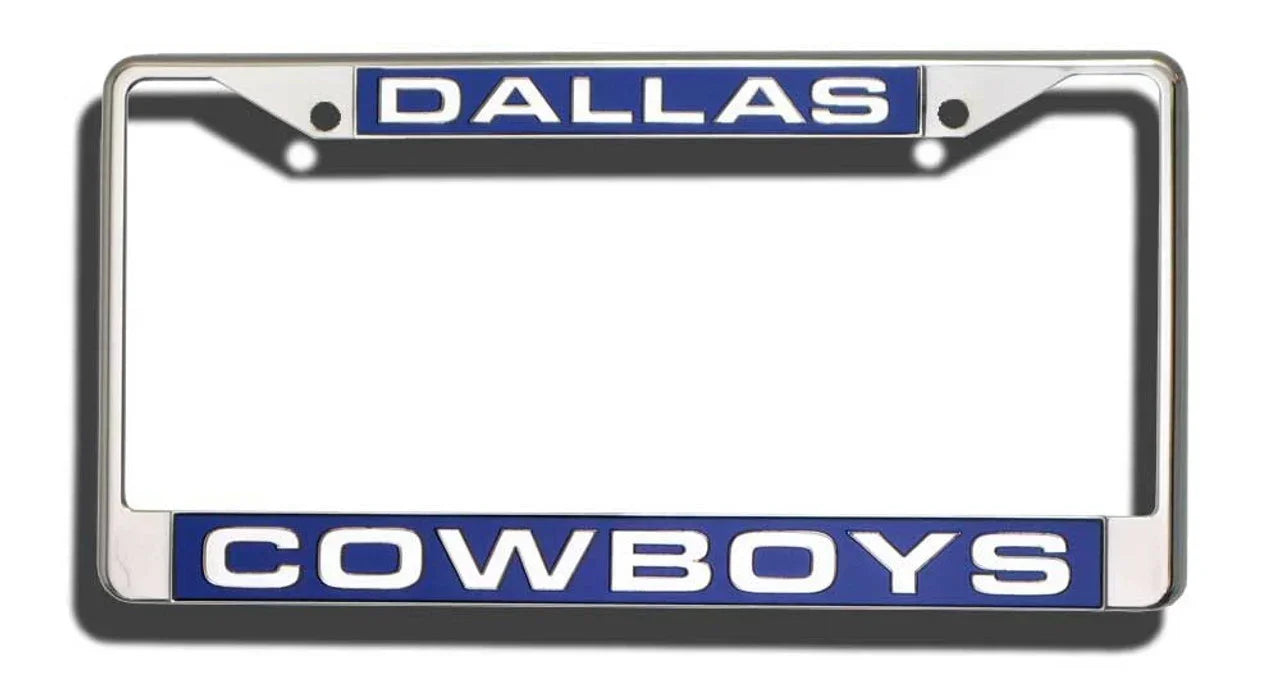 Dallas Cowboys Laser Cut Chrome License Plate Frame | Sports Gifts ...