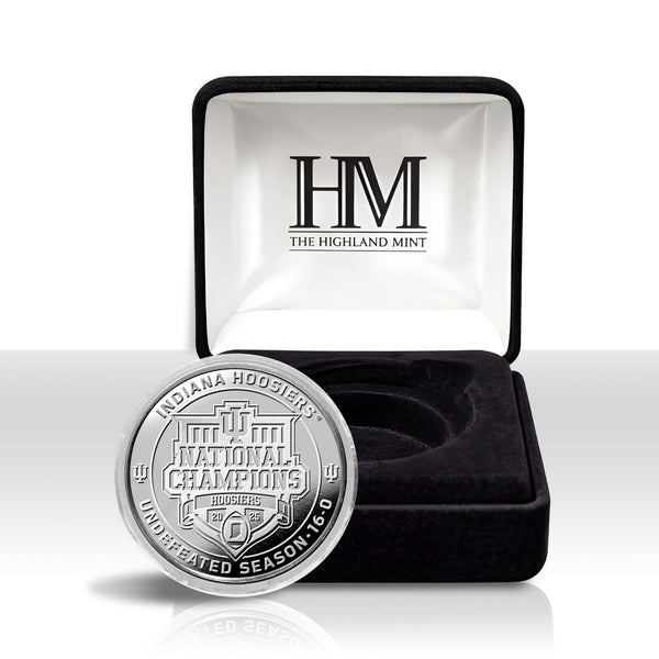Indiana Hoosiers 2025-26 CFP National Champions Silver Plated Coin ...