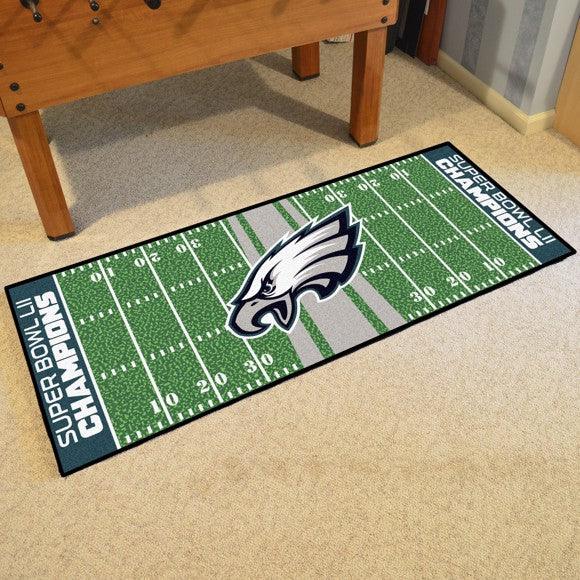 Philadelphia Eagles Super Bowl LII Champions Football Field Runner ...