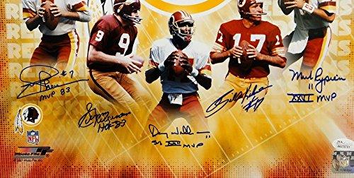 Quarterback Legends Autographed 16x20 Washington Redskins Photo- JSA W ...