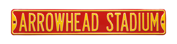 Kansas City Chiefs Steel Street Sign-ARROWHEAD STADIUM | 757 Sports ...