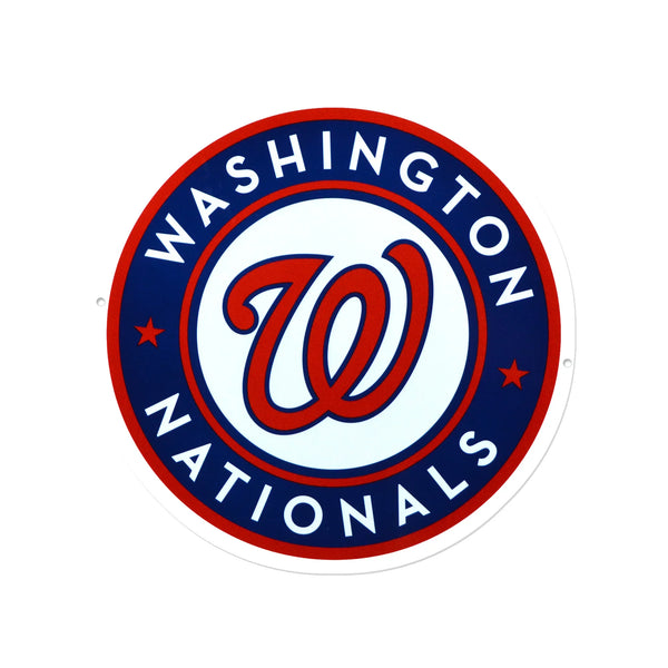 Washington Nationals Laser Cut Steel Logo Spirit Size-Circle Logo ...
