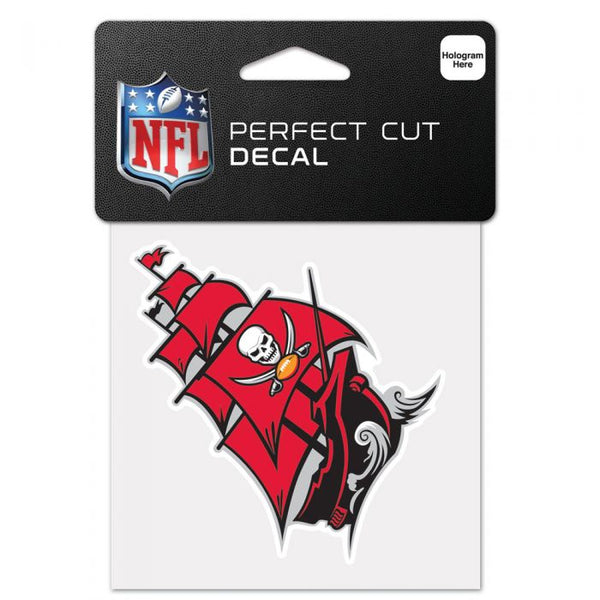 TAMPA BAY BUCCANEERS SECONDARY LOGO SHIP PERFECT CUT COLOR DECAL 4" X 4 ...
