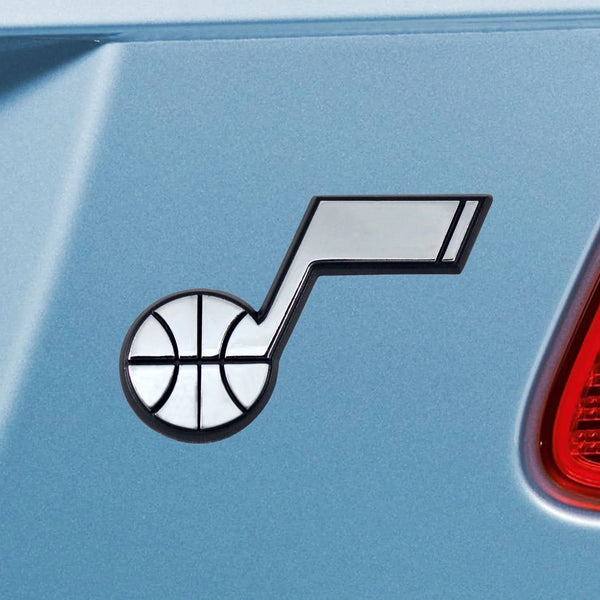 Utah Jazz 3D Chrome Metal Emblem | 757 Sports Collectibles