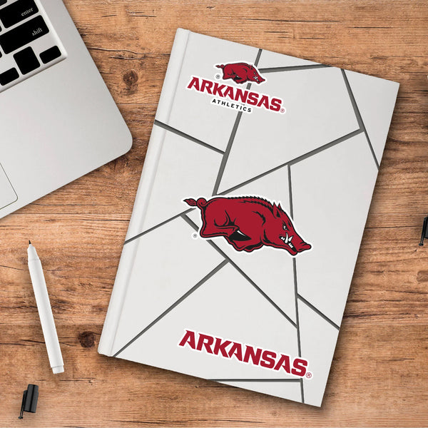 Arkansas Razorbacks 3 Piece Decal Sticker Set | 757 Sports Collectibles