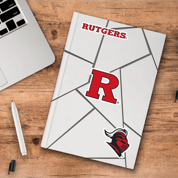 Rutgers Scarlett Knights 3 Piece Decal Sticker Set | 757 Sports ...