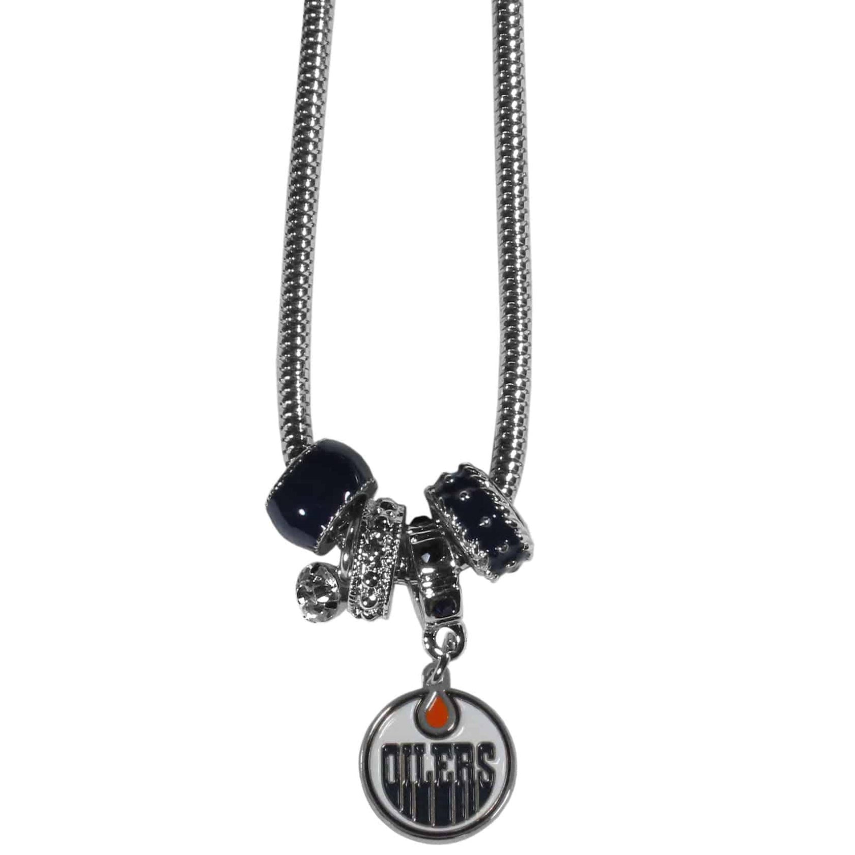Edmonton Oilers Euro Bead Necklace (SSKG) | Sports Gifts, Sports ...
