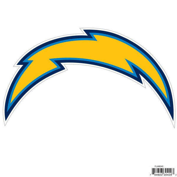 NFL San Diego Chargers Indoor/Outdoor Perfect Cut 8 inch Logo Magnet ...