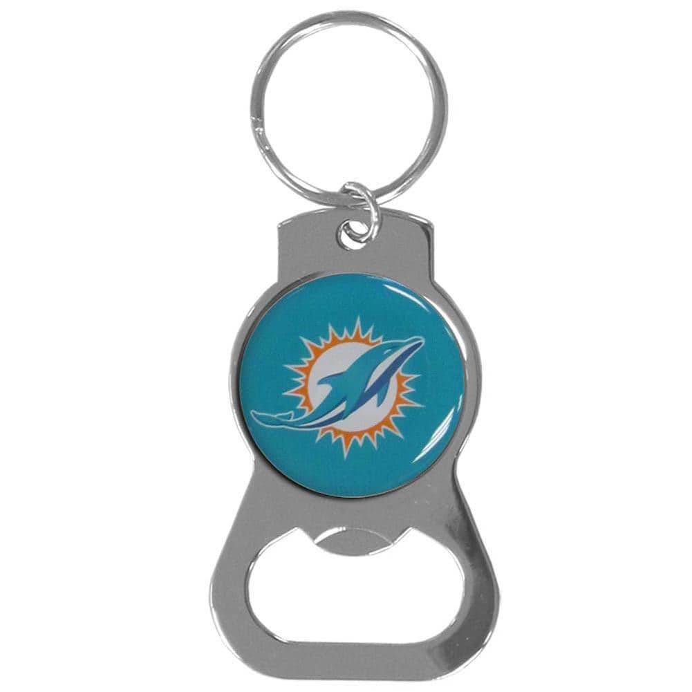 NFL Miami Dolphins Bottle Opener Key Chain Ring | 757 Sports Collectibles
