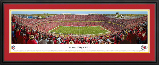 Kansas City Chiefs - 50 Yard Line Day - Deluxe Frame | 757 Sports ...