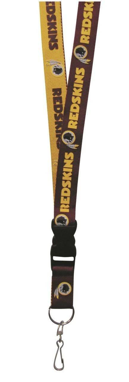 Washington Redskins 1" 2-Tone Thick Lanyard Breakway Key Keychain ...